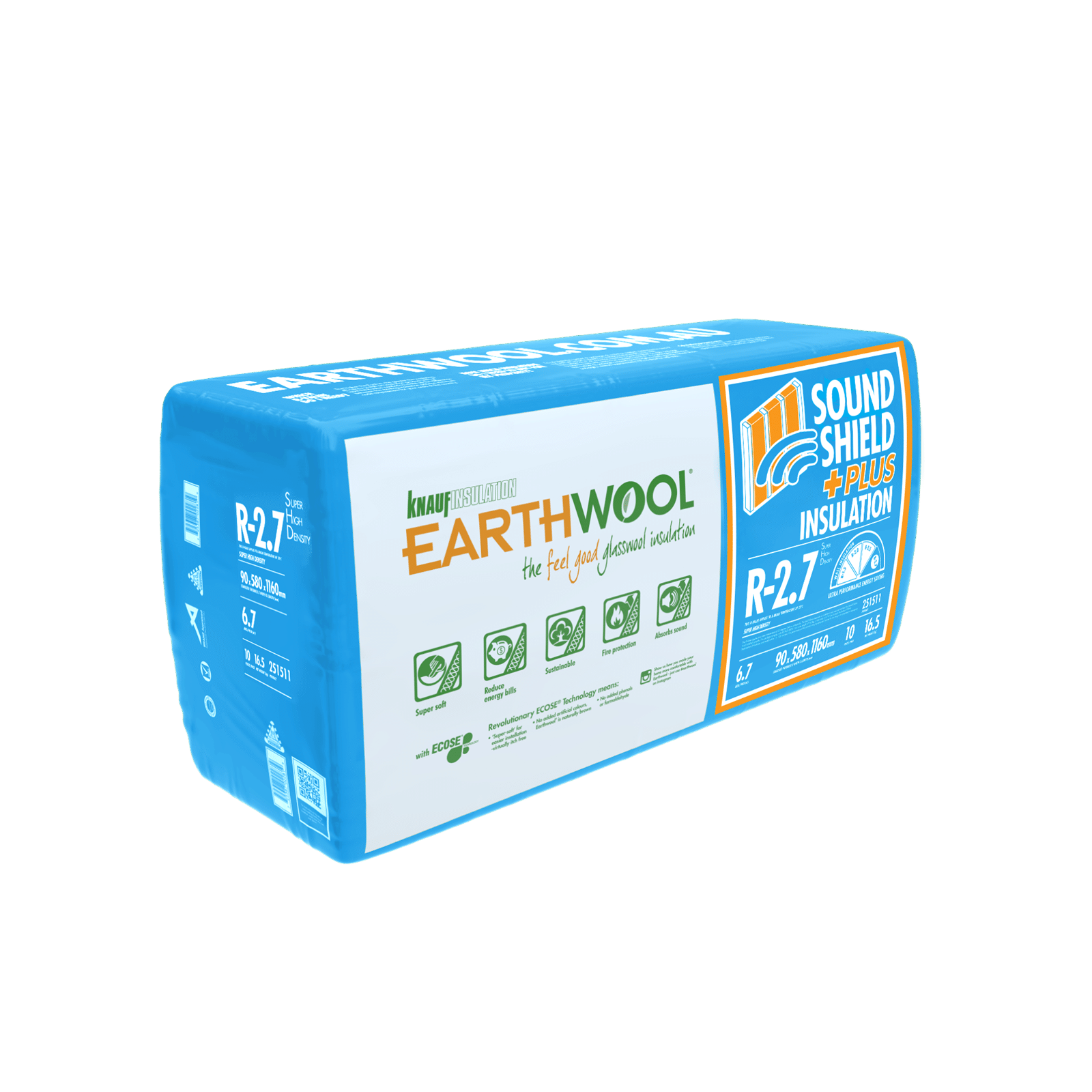 R2.7 SHD Knauf Earthwool SoundShield Wall Batts – Home Insulation Online